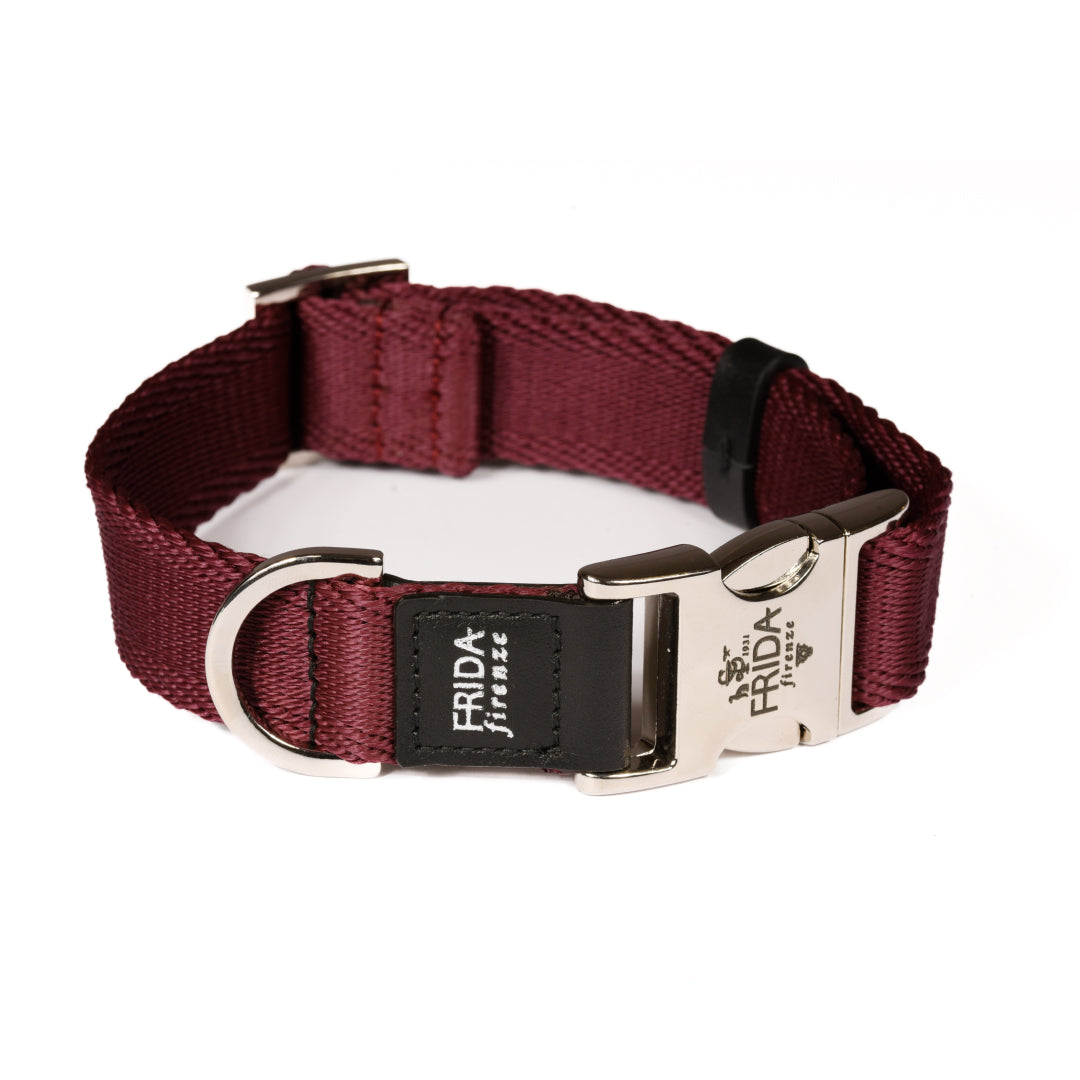 Collare Ribbon Classic Wine – Frida Firenze